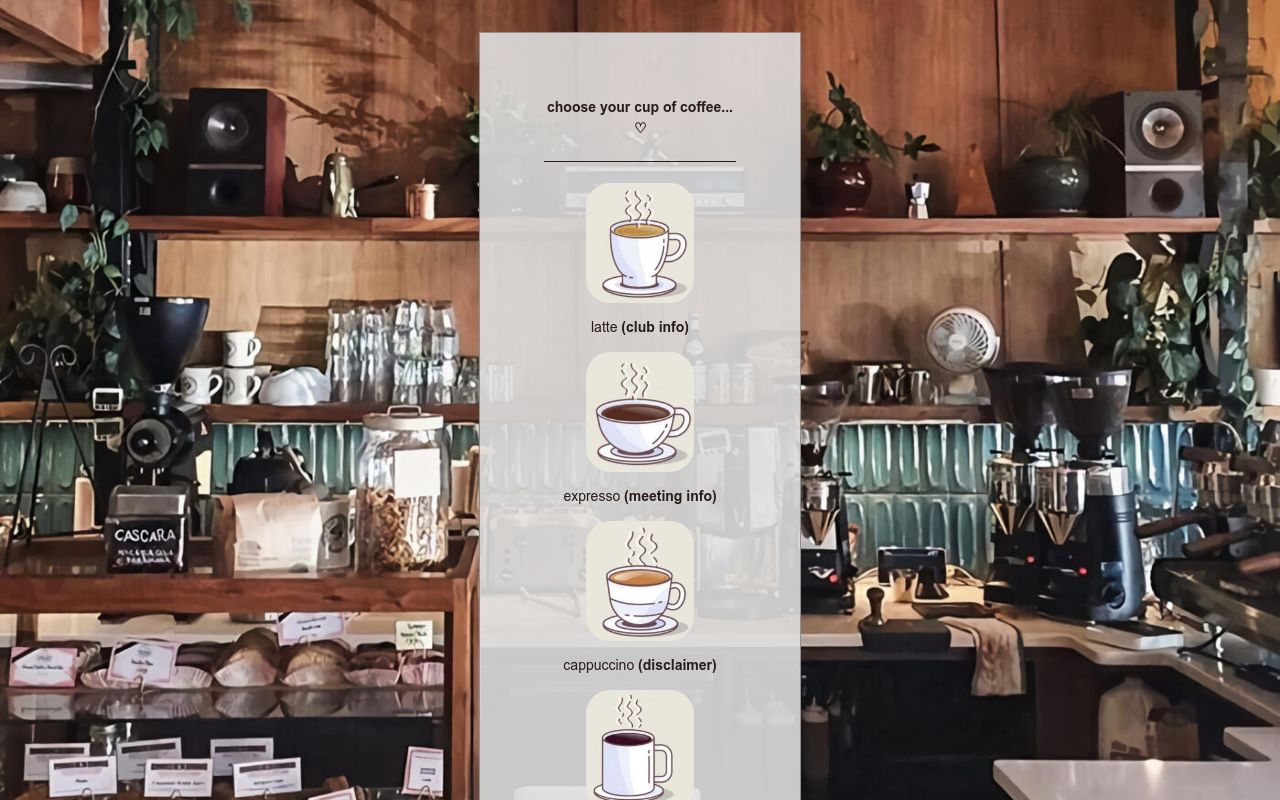 cope club's coffee shop♡